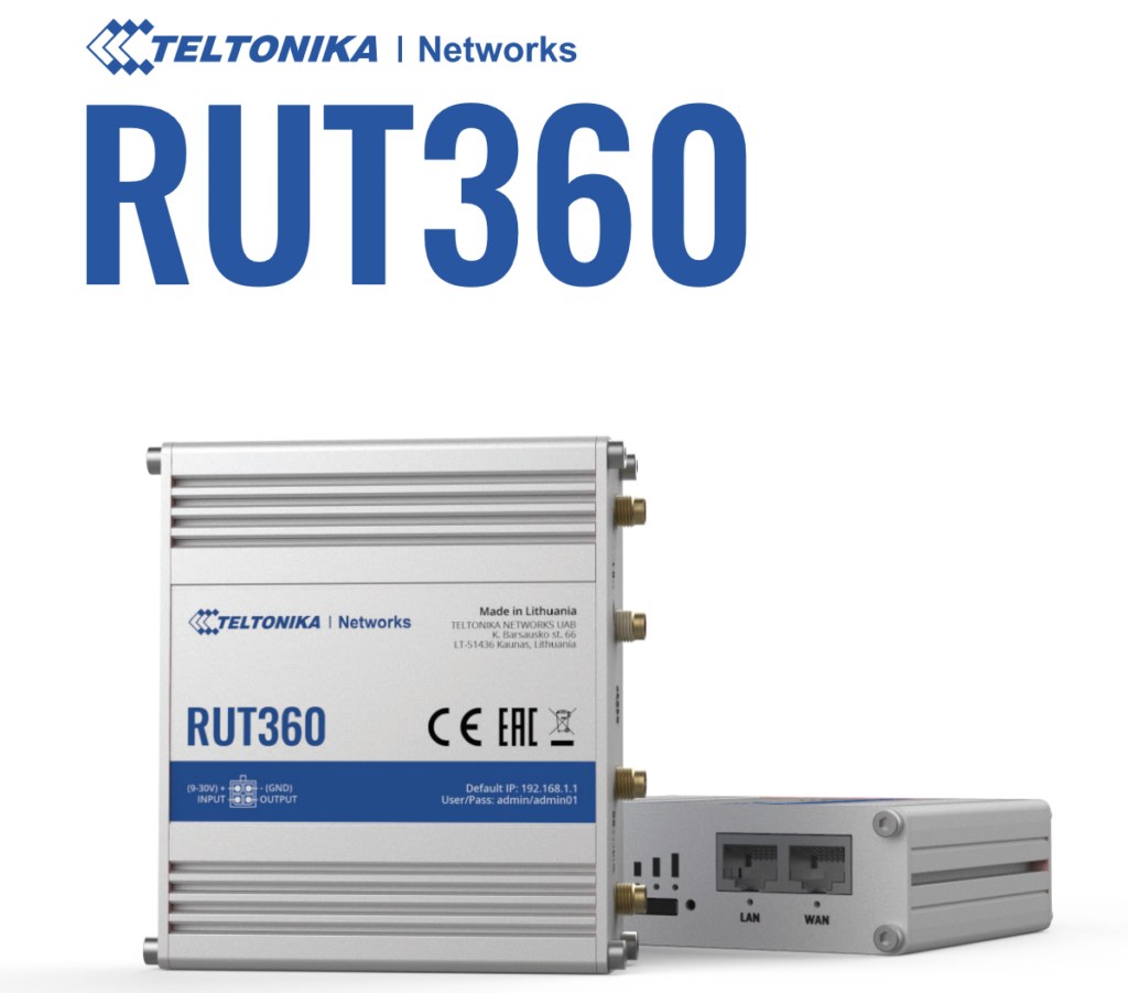 Teltonika Networks RUT360 LTE CAT6 Industrial Cellular Router - Max ...